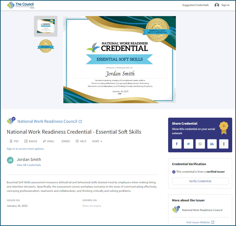 Digital Badges & Credentials | WIN Learning